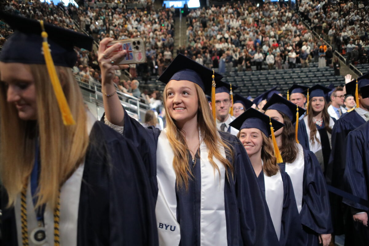 BYU holds first live commencement ceremony in two years | News, Sports ...